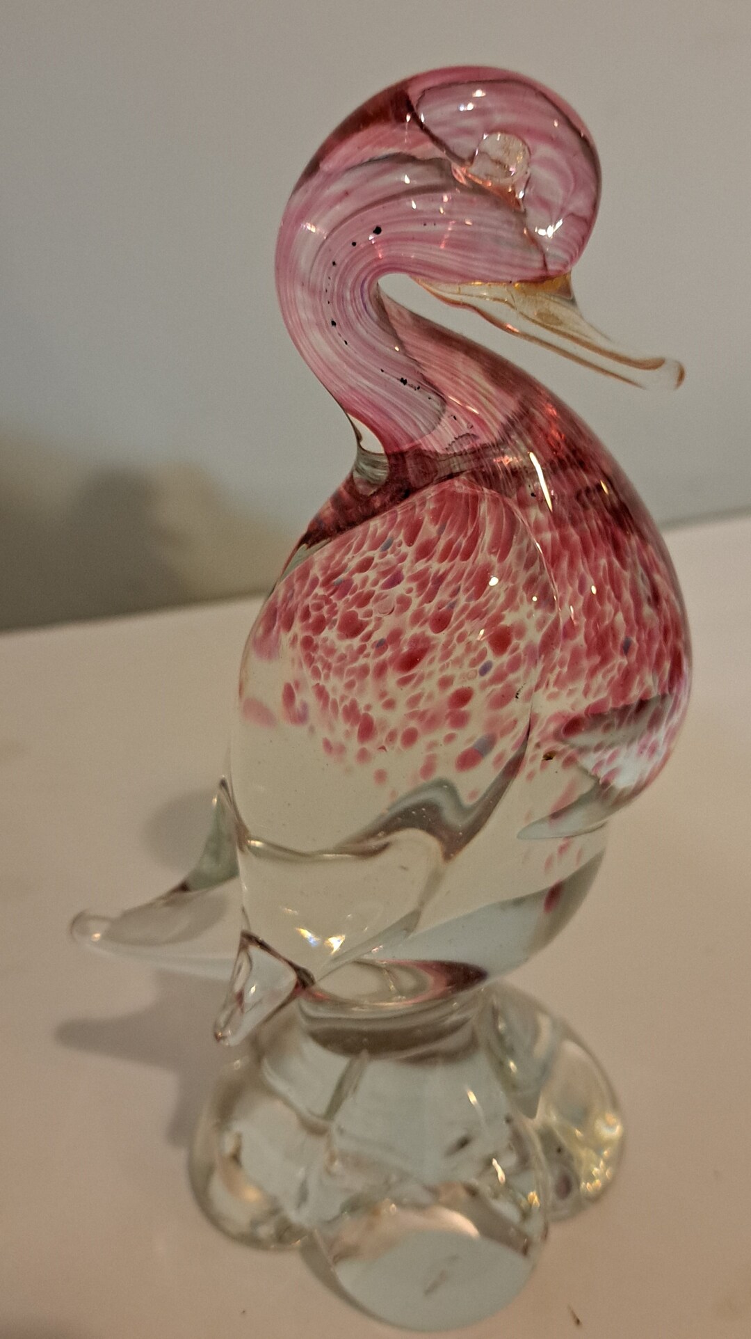 Vintage Murano Art Glass Duck Figurine Italy Colorful Alfredo Barbini 7 ...