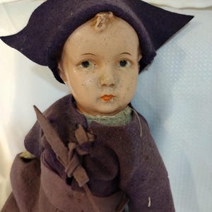 Very Rare Early Effanbee Compo Somber Character Face Baby Grumpy ...