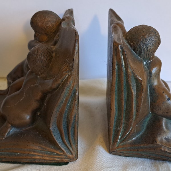 Cherub Bookends - Etsy