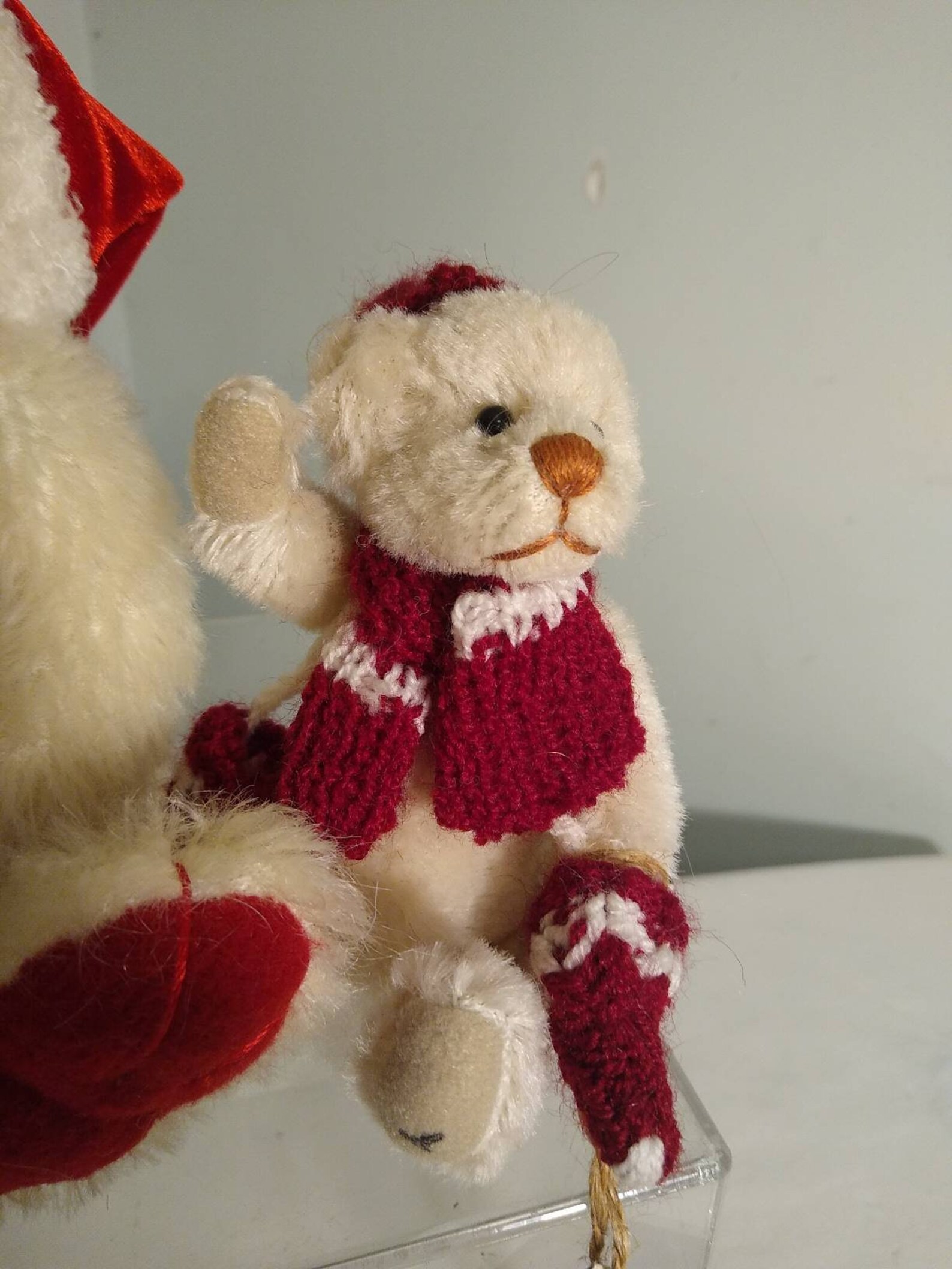Lot of Four Small Mohair Teddy Bears Jointed Winter Christmas - Etsy