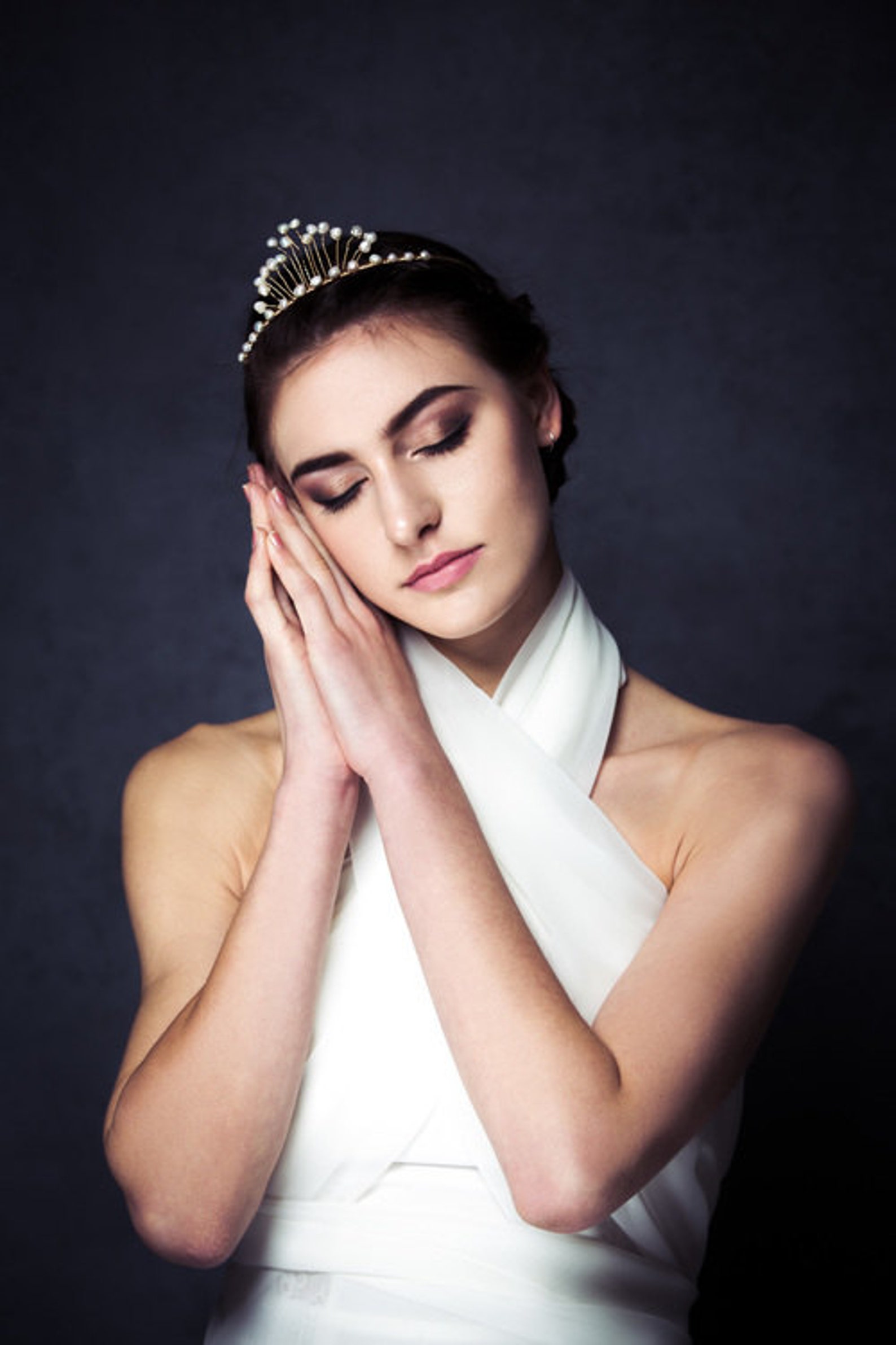 Edwardian Fresh Water Pearl Wired Crown Headpiece - Etsy