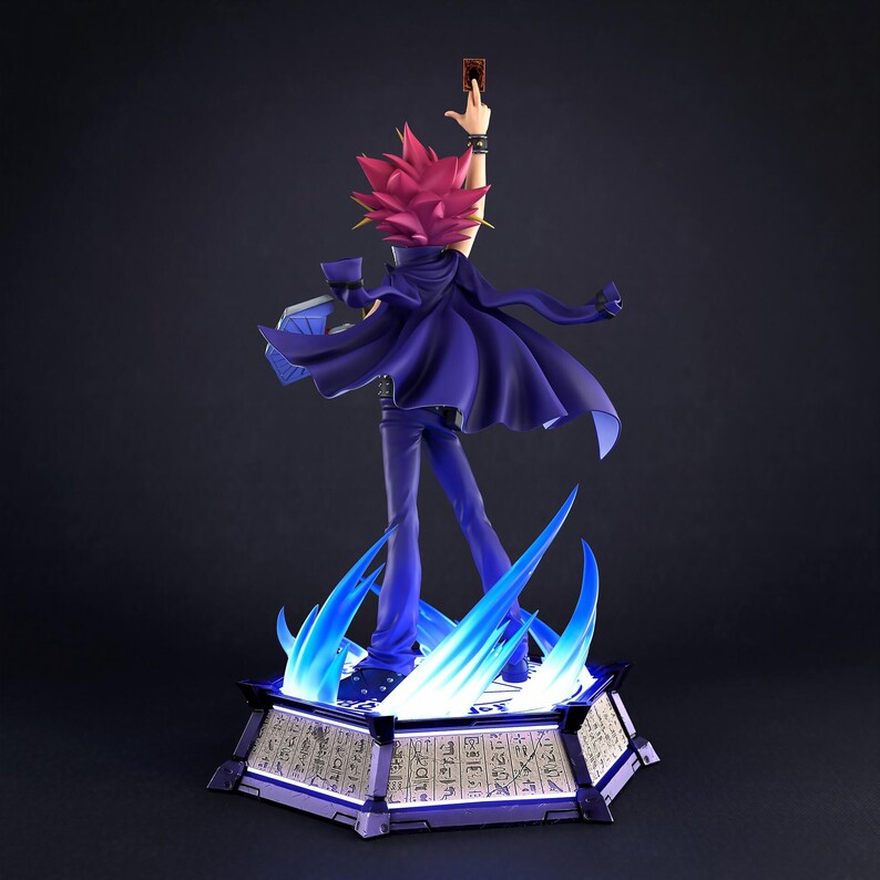 Arcane Duel Prodigy Statue | Mystic Card Master Hero | Anime Fantasy ...