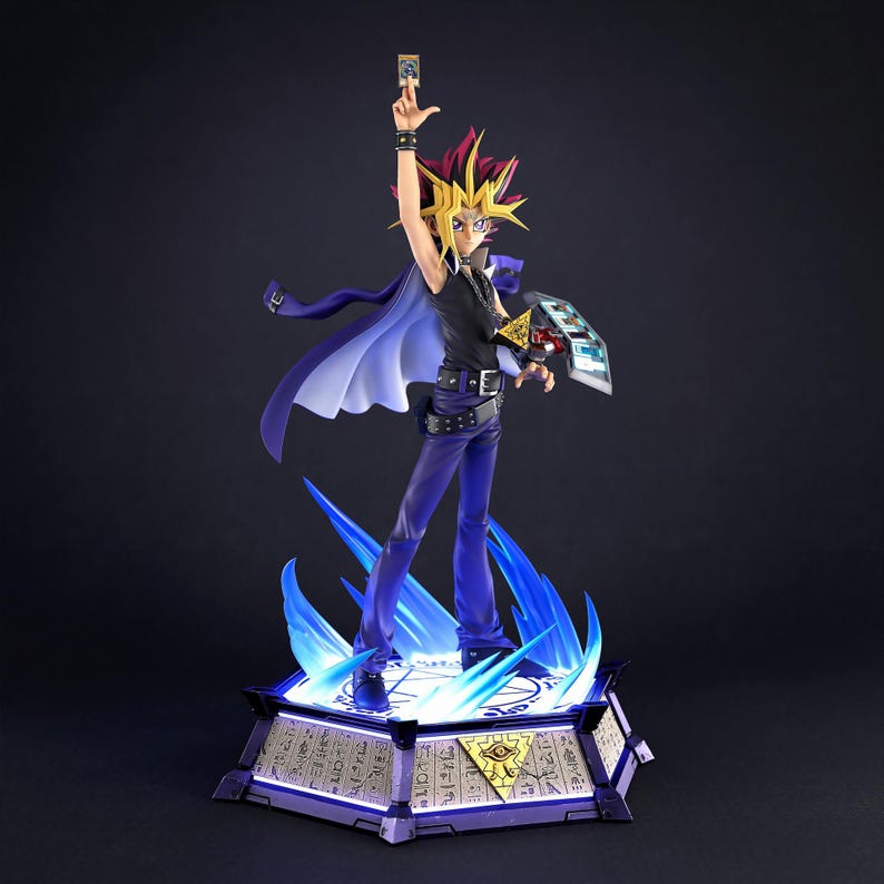 Arcane Duel Prodigy Statue | Mystic Card Master Hero | Anime Fantasy ...