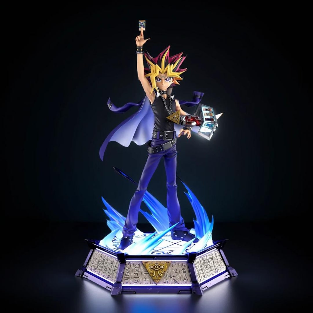 Arcane Duel Prodigy Statue | Mystic Card Master Hero | Anime Fantasy ...