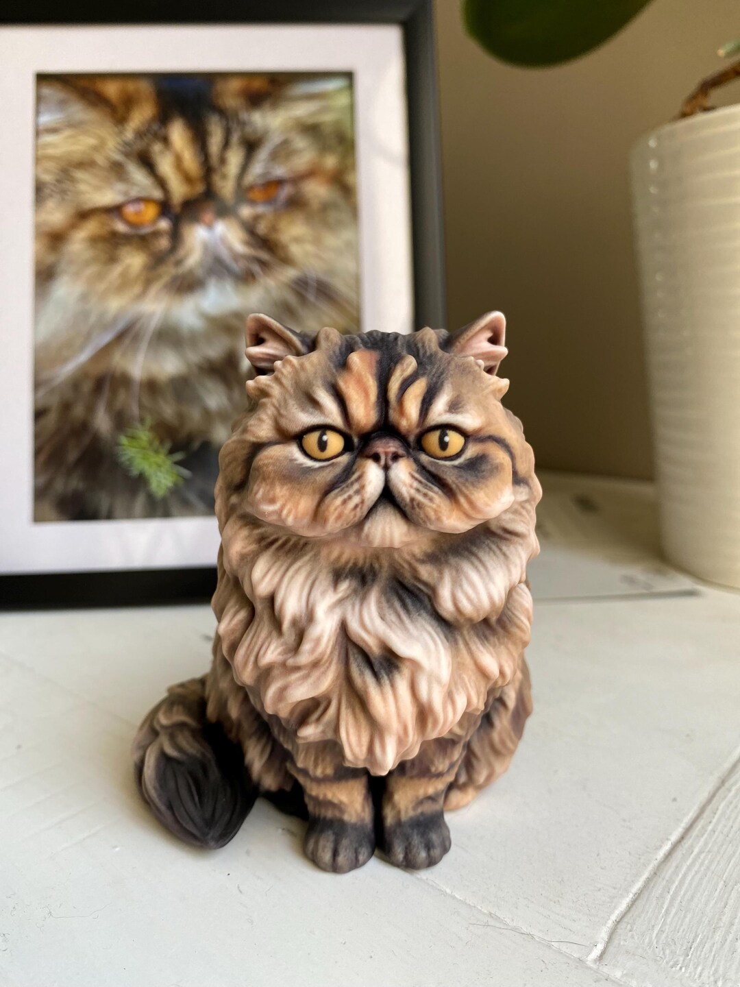Custom Cat Figurine – Personalized Pet Memorial Sculpture, Cat Lover ...