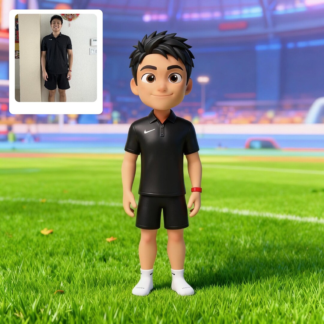 Custom Cartoon Style Figurine - Personalized Action Figure From Your ...