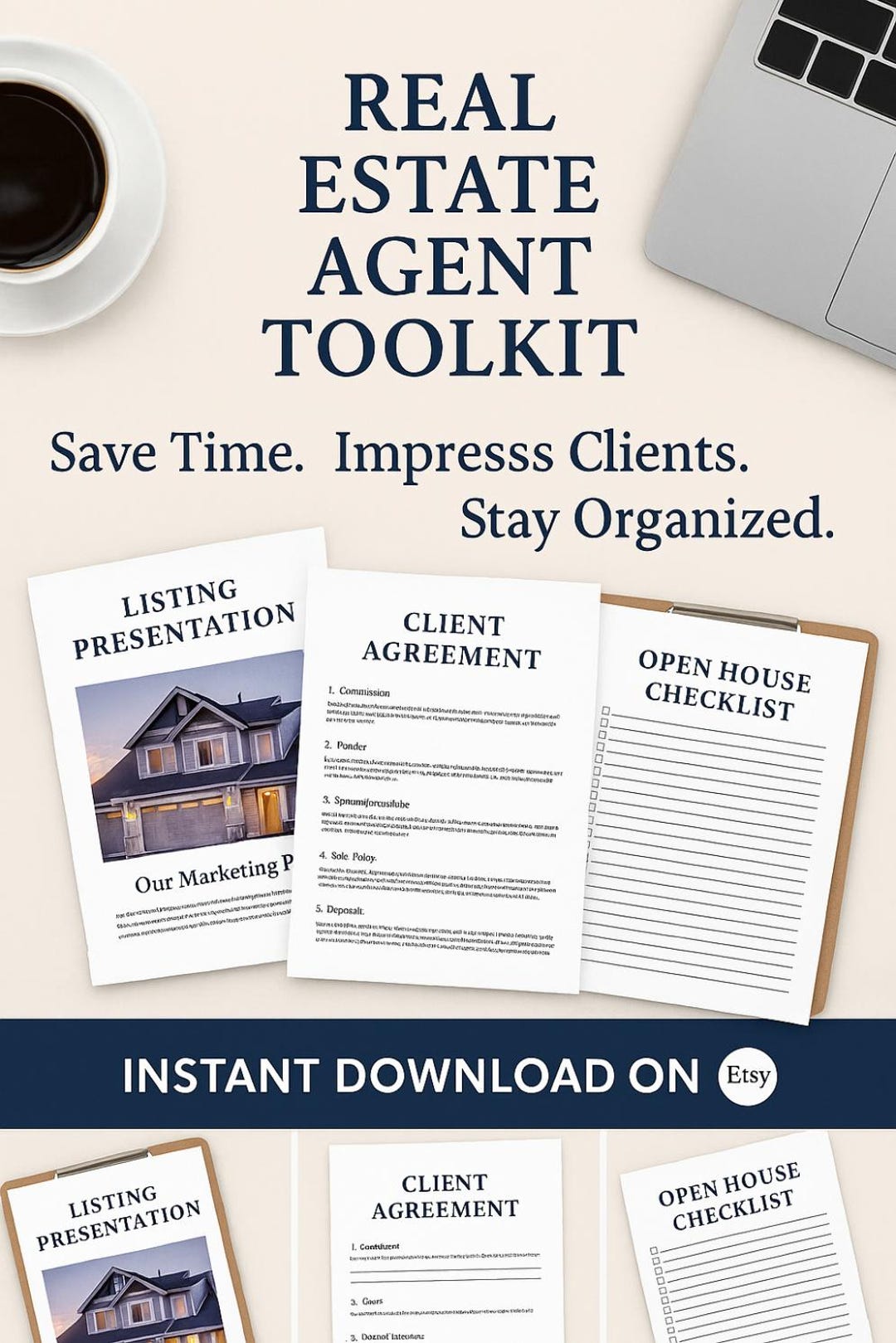 Real Estate Agent Planner | Showing Tracker, Feedback Log (PDF Download ...