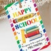 Editable Back to School Gift Tag Template, Printable Class Favors ...