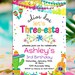 Editable Three Esta Invitation, 3rd Birthday Party Invitation, Fiesta ...