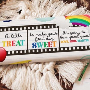 Editable Back to School Candy Bar Wrapper Template, Welcome 1st Day ...