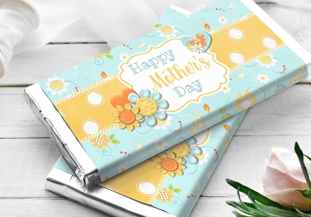 Happy Mother's Day Candy Bar Wrapper, Printable Mothers Day Favors ...