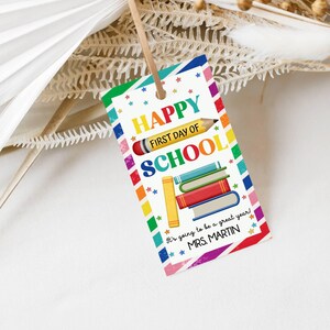 Editable Back to School Gift Tag Template, Printable Class Favors ...