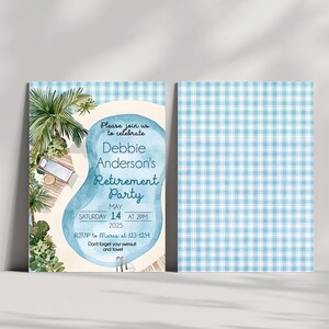 Retirement Party Invitation Template, Editable Birthday Surprise ...