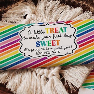 Editable Back to School Candy Bar Wrapper Template, Welcome 1st Day of ...