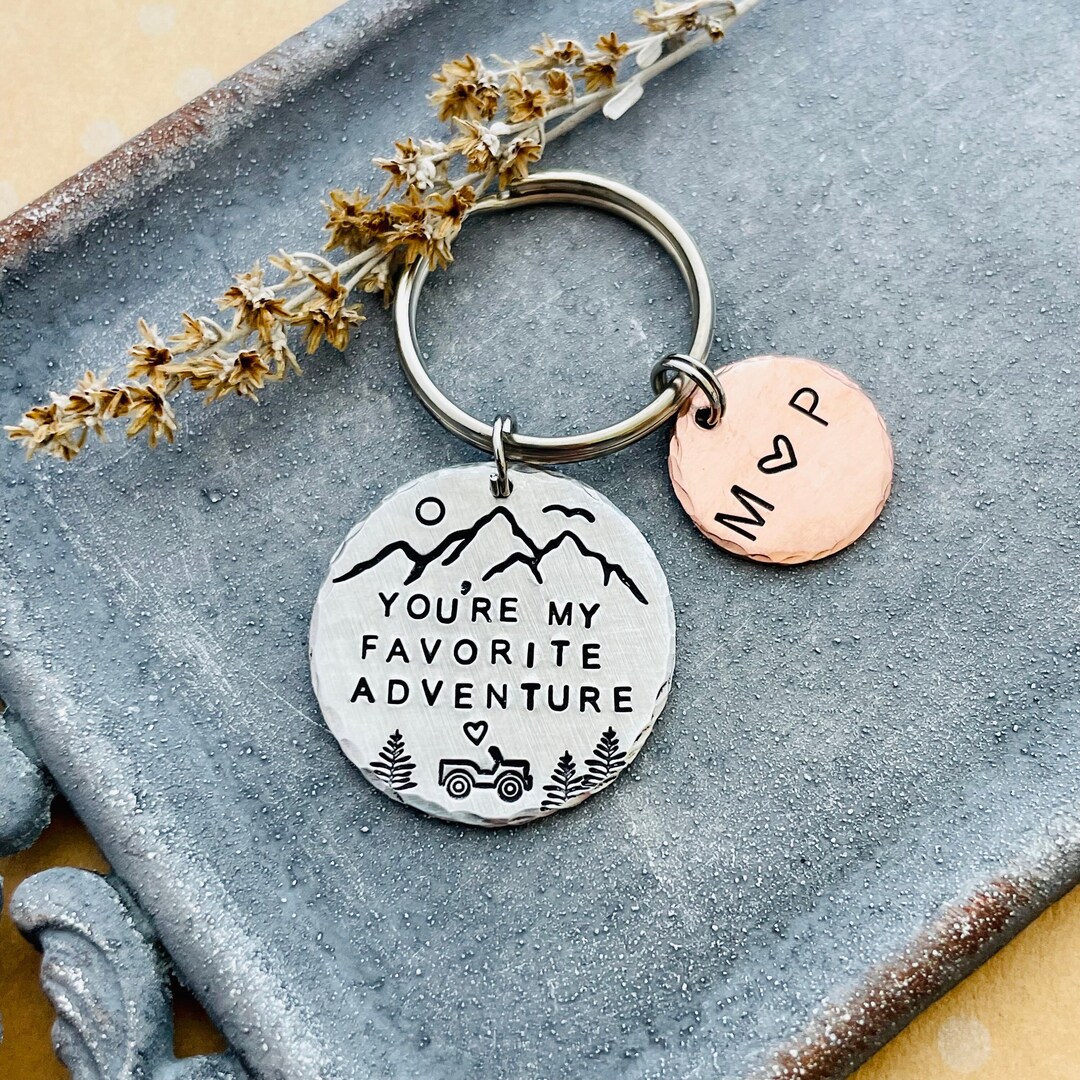 You're My Favorite Adventure Keychain Anniversary Gift, Memorable ...
