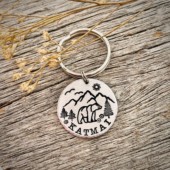 Katmai National Park Brown Bear Keychain Katmai Alaska Gift | Etsy