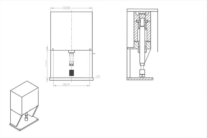 Pneumatic Bearing Press Machine Design – 3D Cad Data – Industrial ...