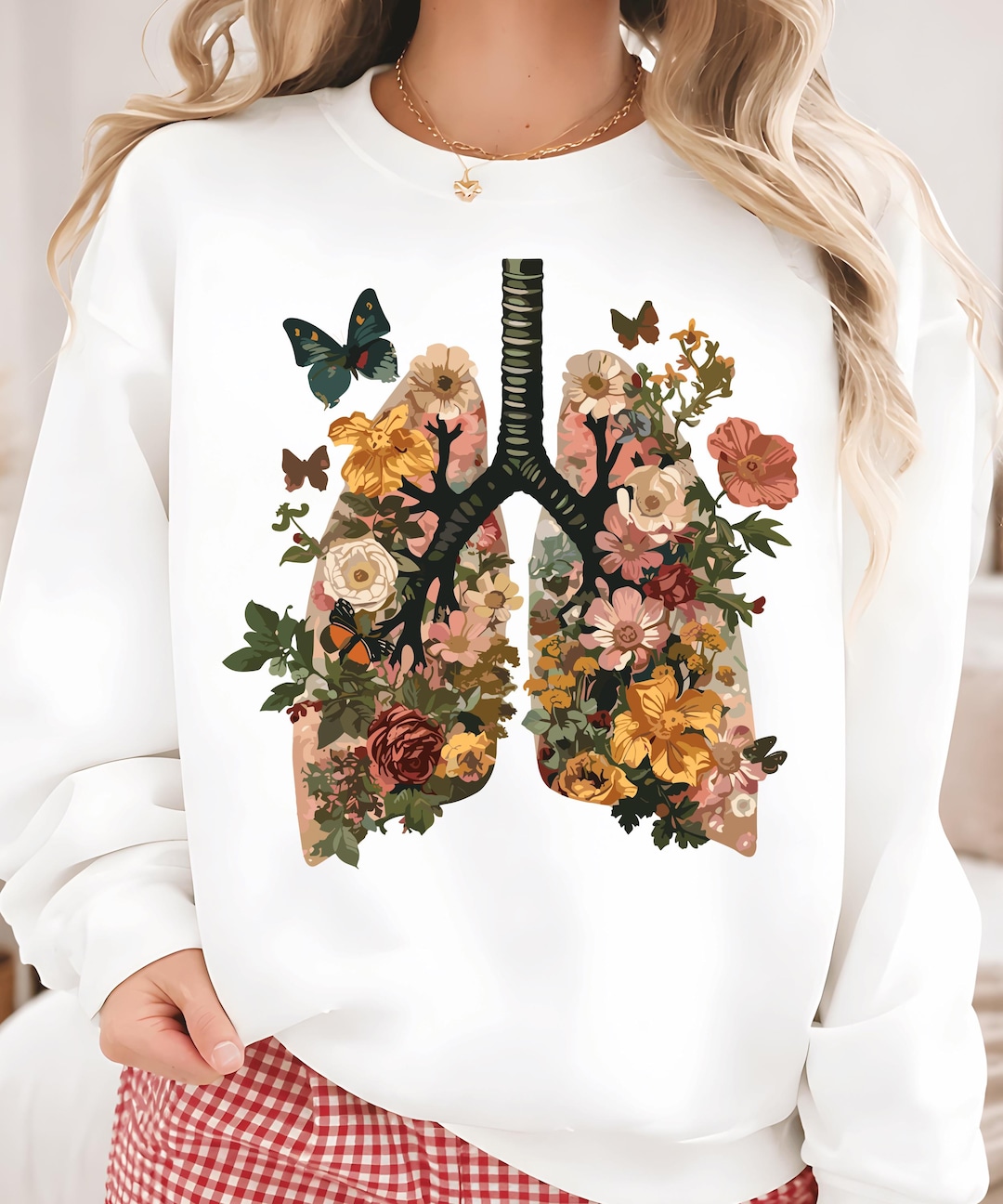 Lungs Made of Flowers PNG - Blossoming Respiratory Beauty | Floral Lung ...