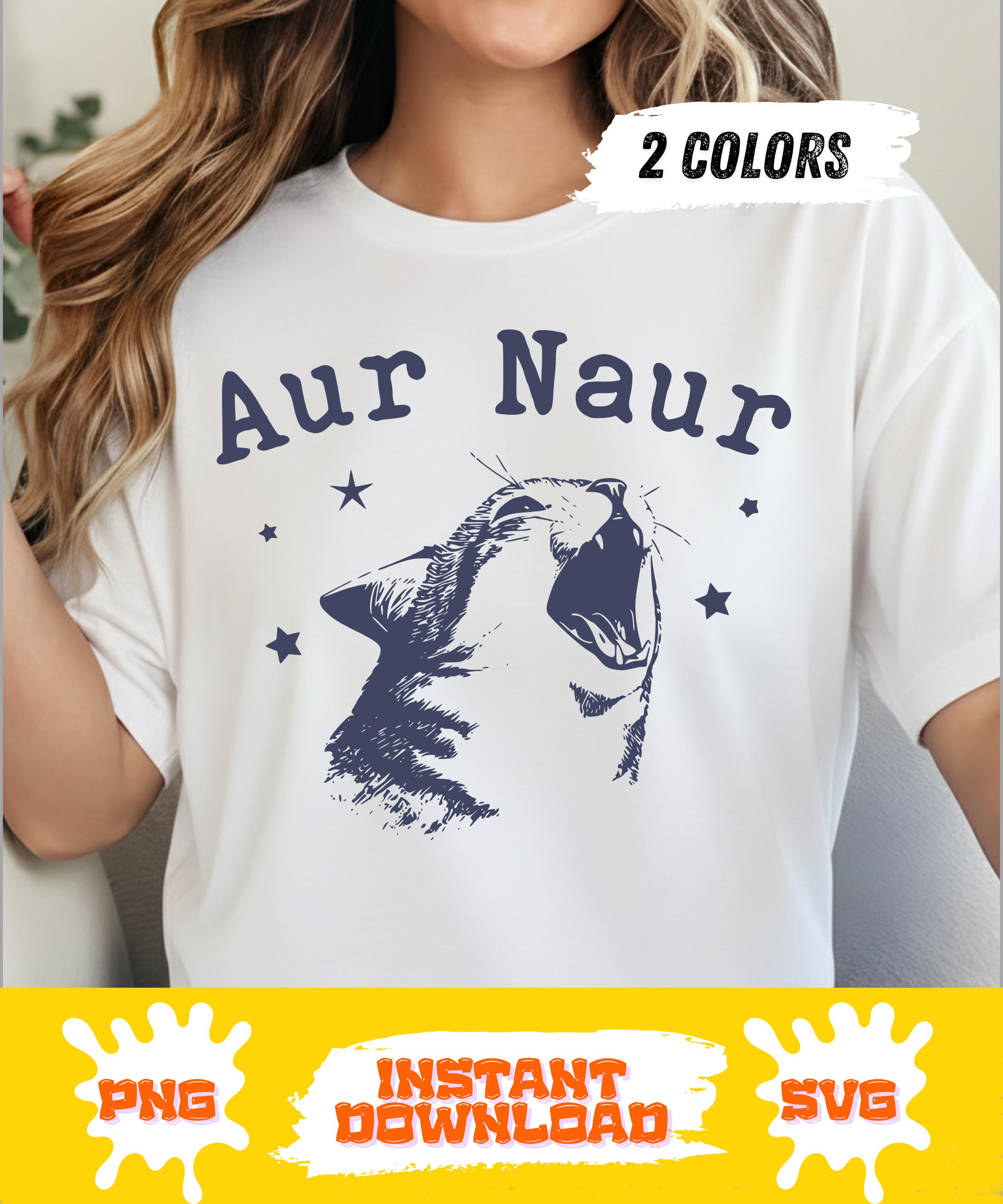 Aur Naur PNG | Funny Aussie Accent Cat Meme Design | Australian Slang ...