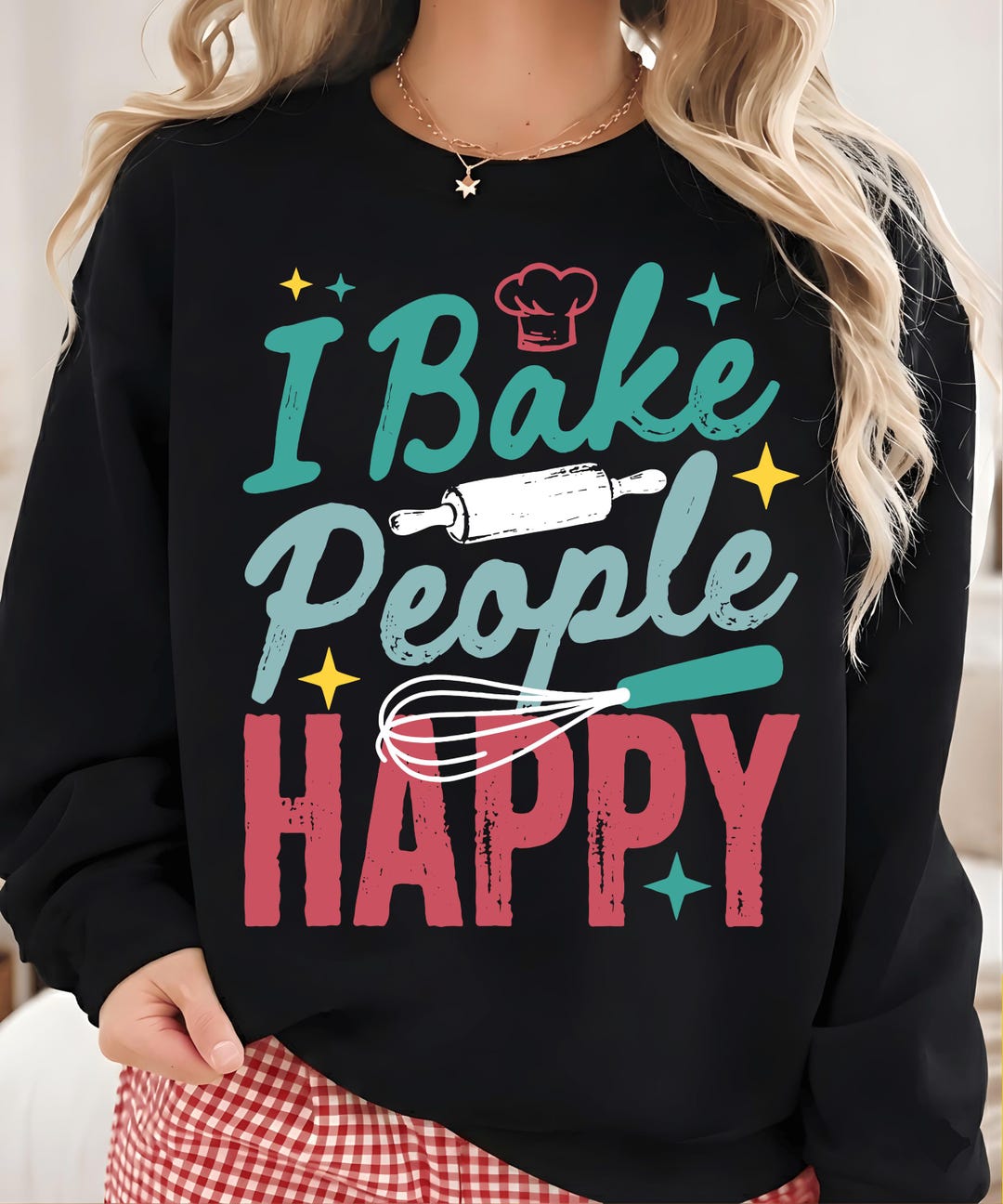 I Bake People Happy PNG, Pastry Chef Cake Cookie Bake Happy Bake Baking ...