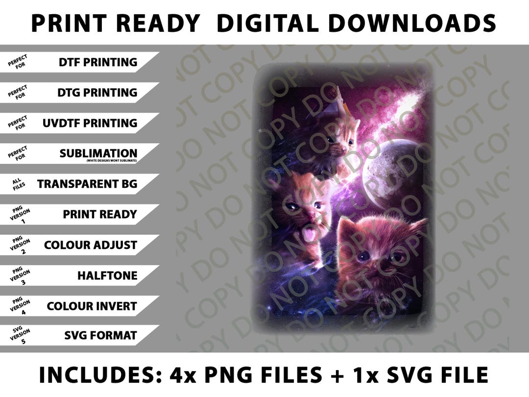 Three Delinquent Moon Png Bundle, SVG Files, Digital Downloads - Etsy