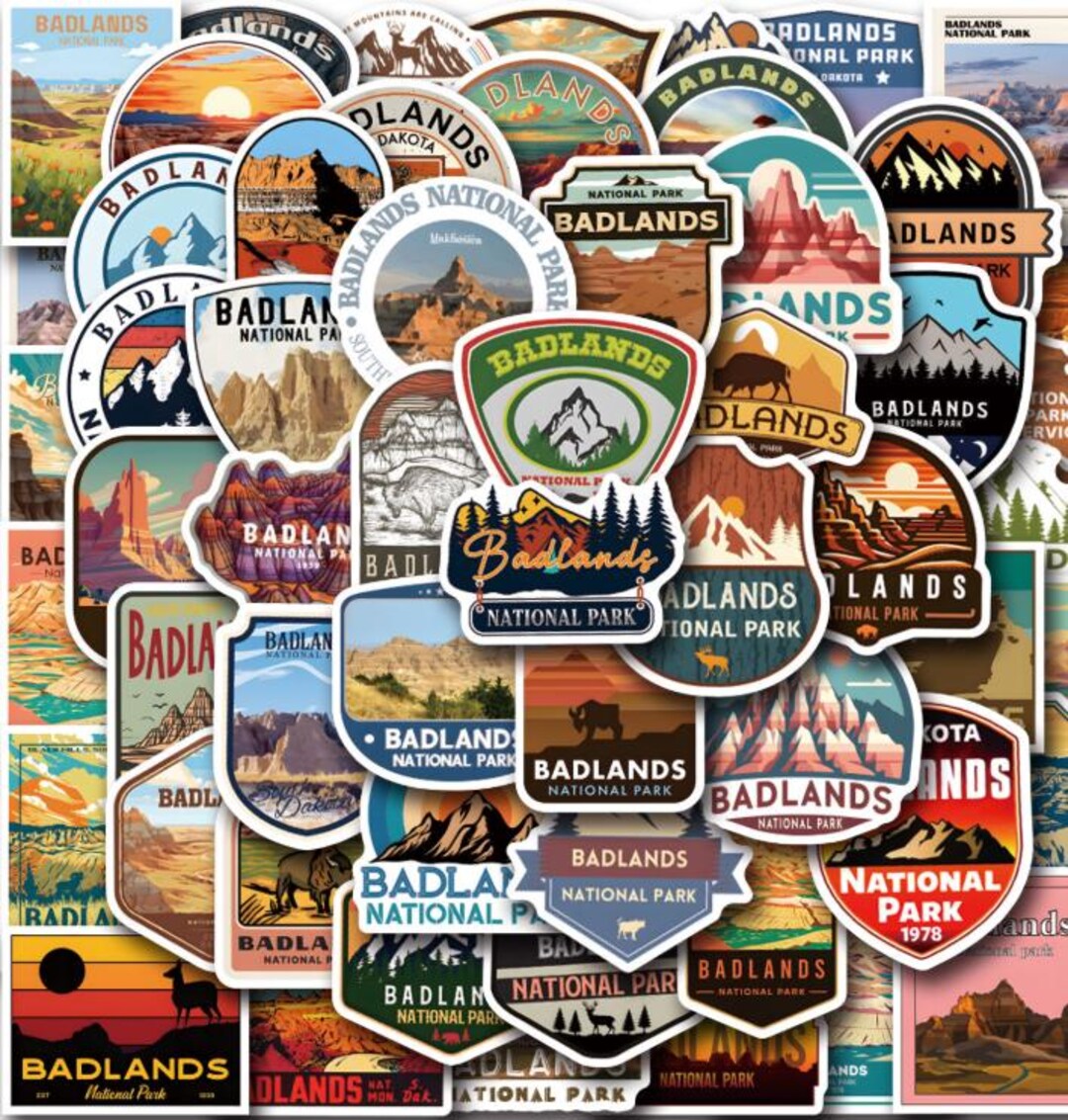Outdoor National Park Sticker Pack - Etsy