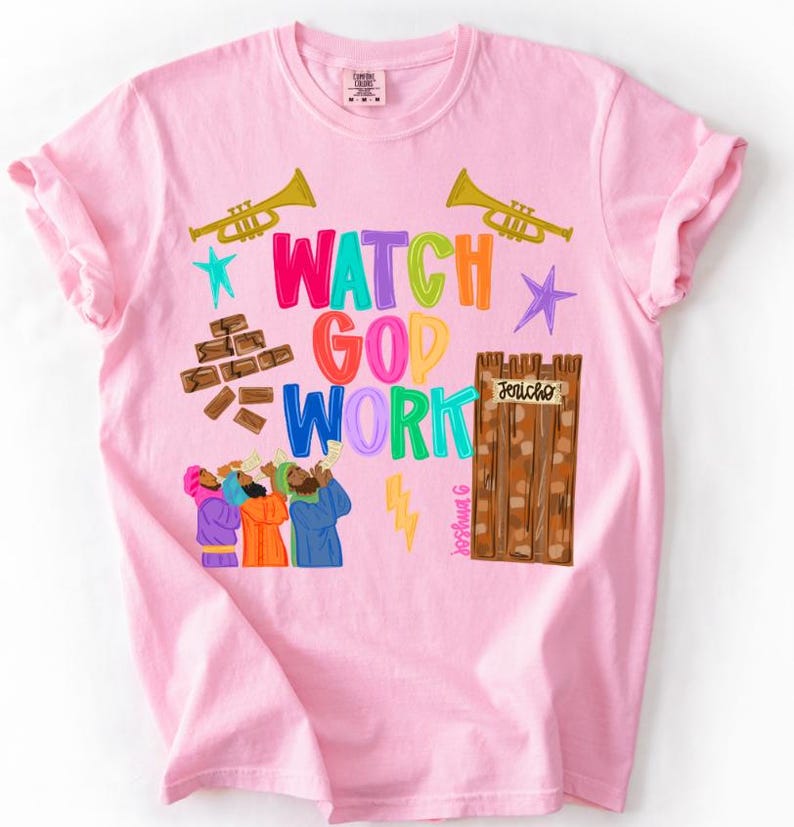 Watch God Work - Colorful - Religious - Christian DTF - Christian ...