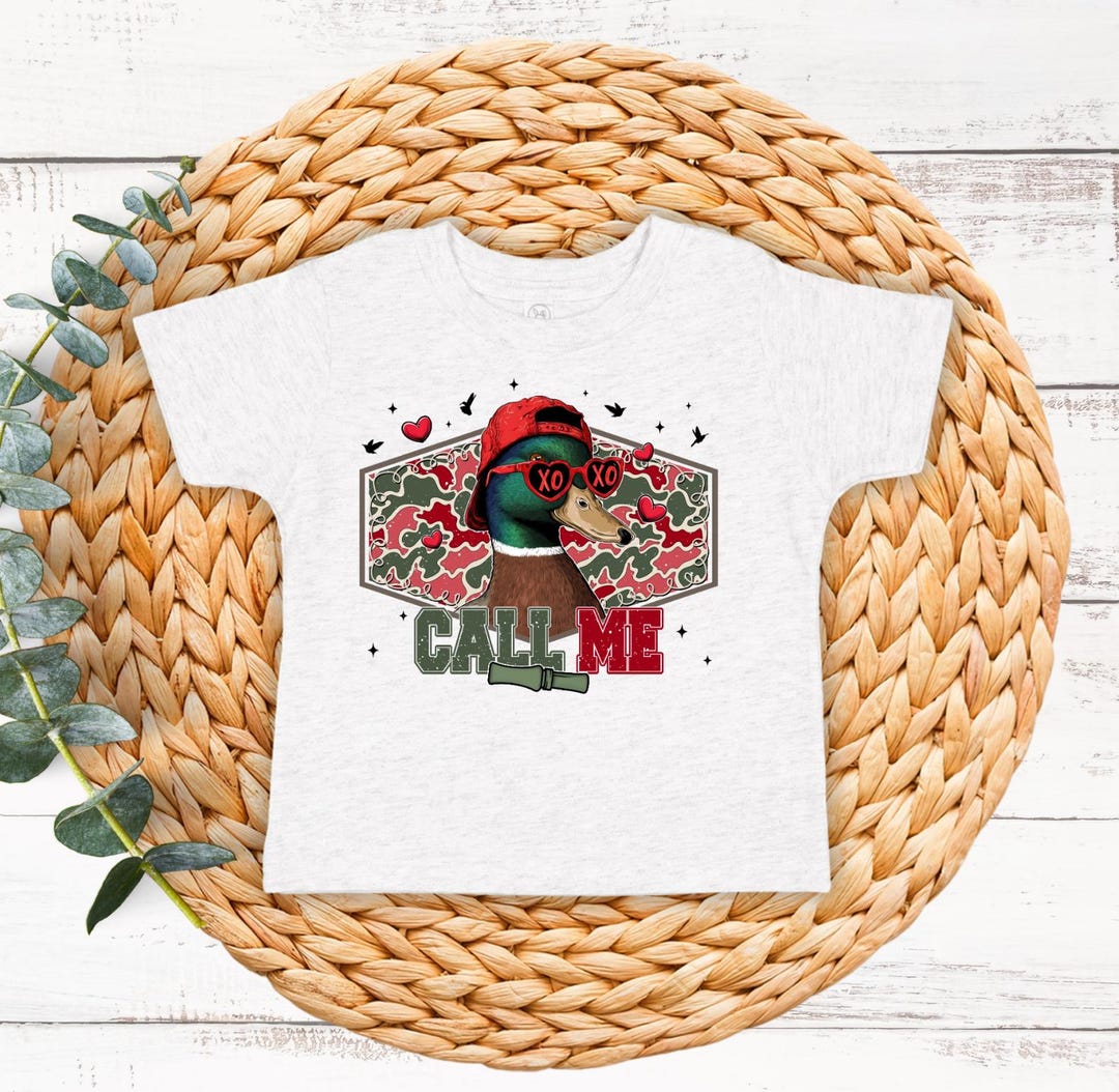 Camo Duck Valentine - Hunting Vday - Kids Vday - Love - Valentine's Day ...