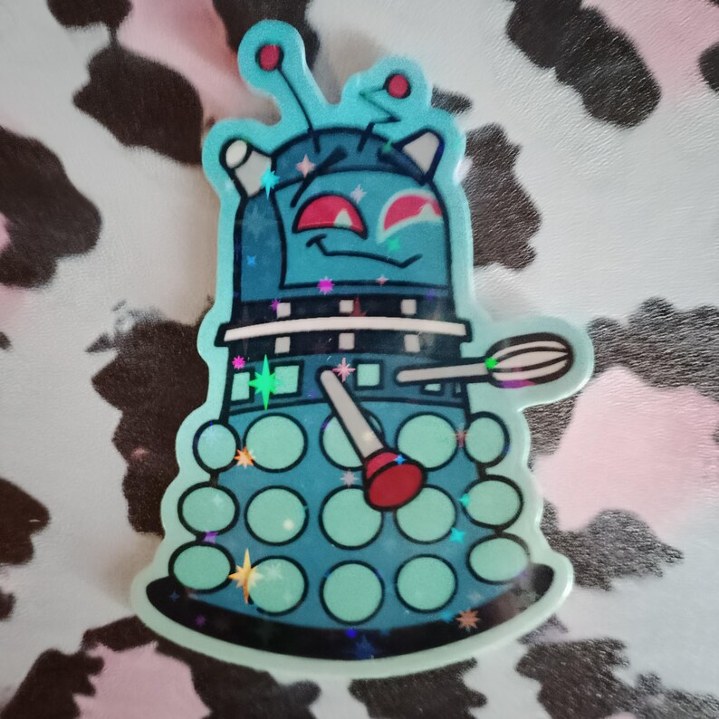 Vox Dalek Sticker | Hazbin Hotel | Doctor Who - Etsy