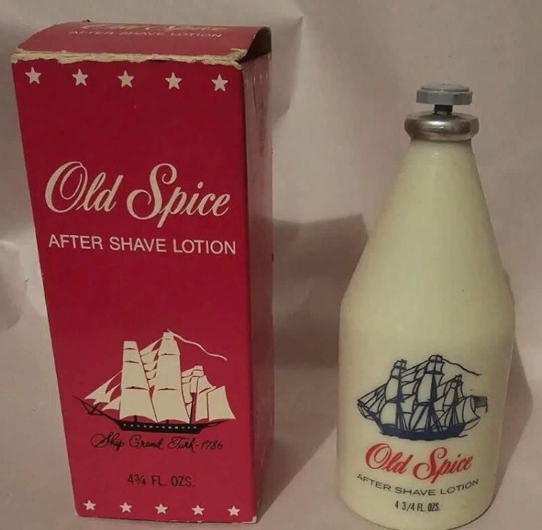 Old Spice 1970's Original Packaging Vintage After Shave - Etsy
