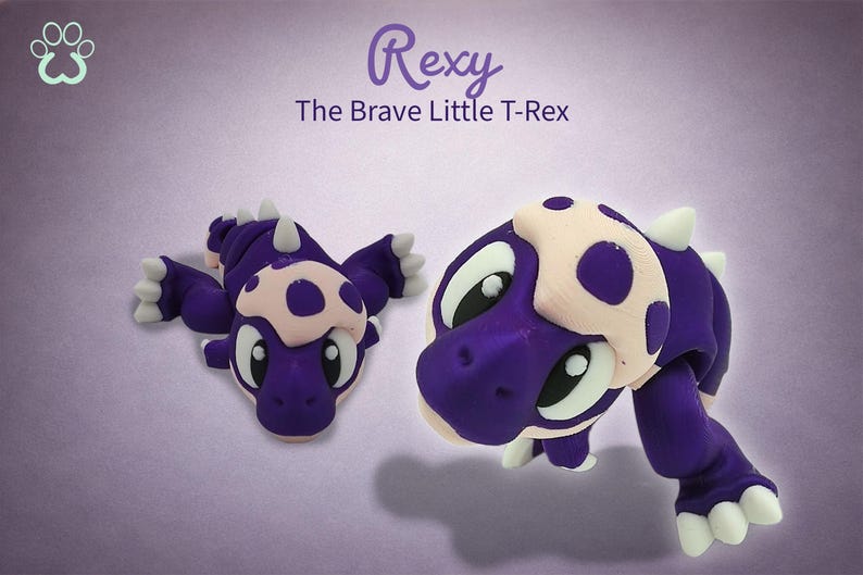 Articulated T-rex Toy – 3D Printed Dinosaur | Rexy - Etsy