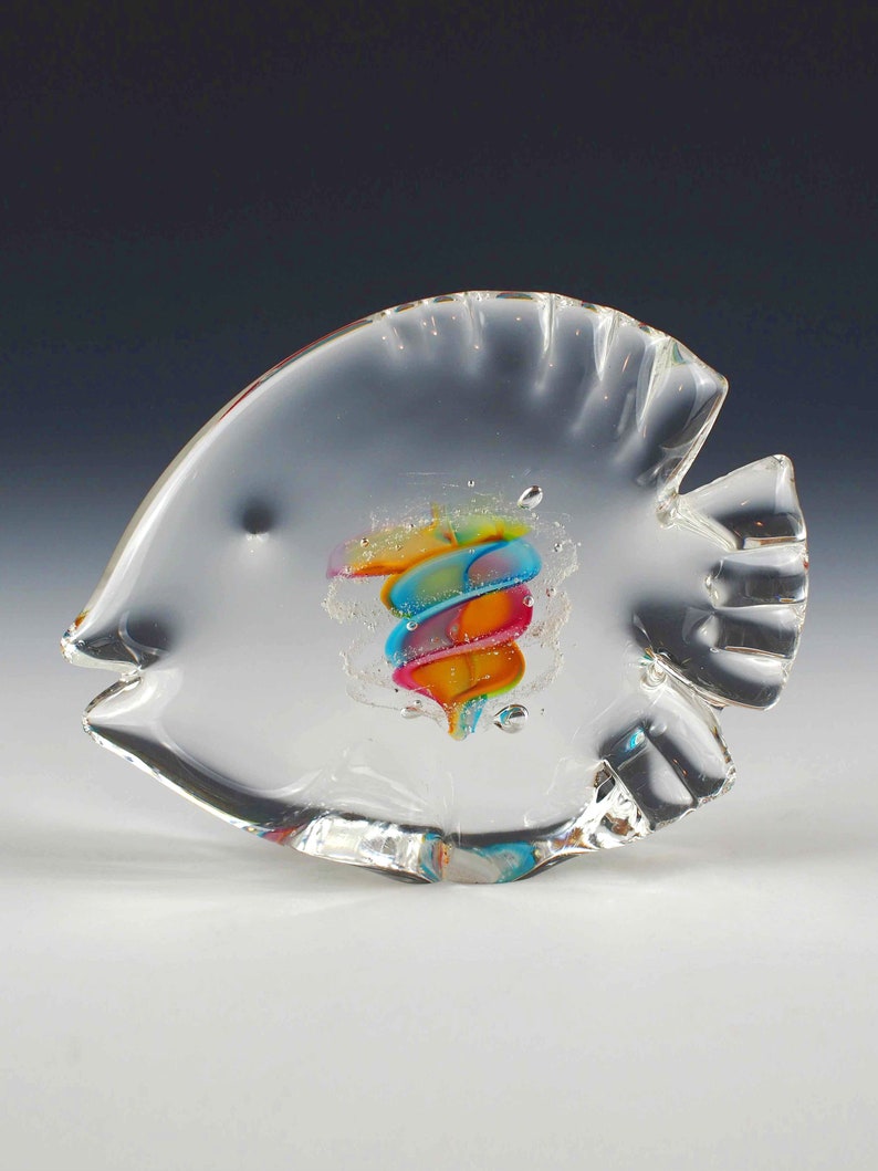 Fish Memorial (multicolor), Blown Glass With Ashes (for Pets Only) - Etsy