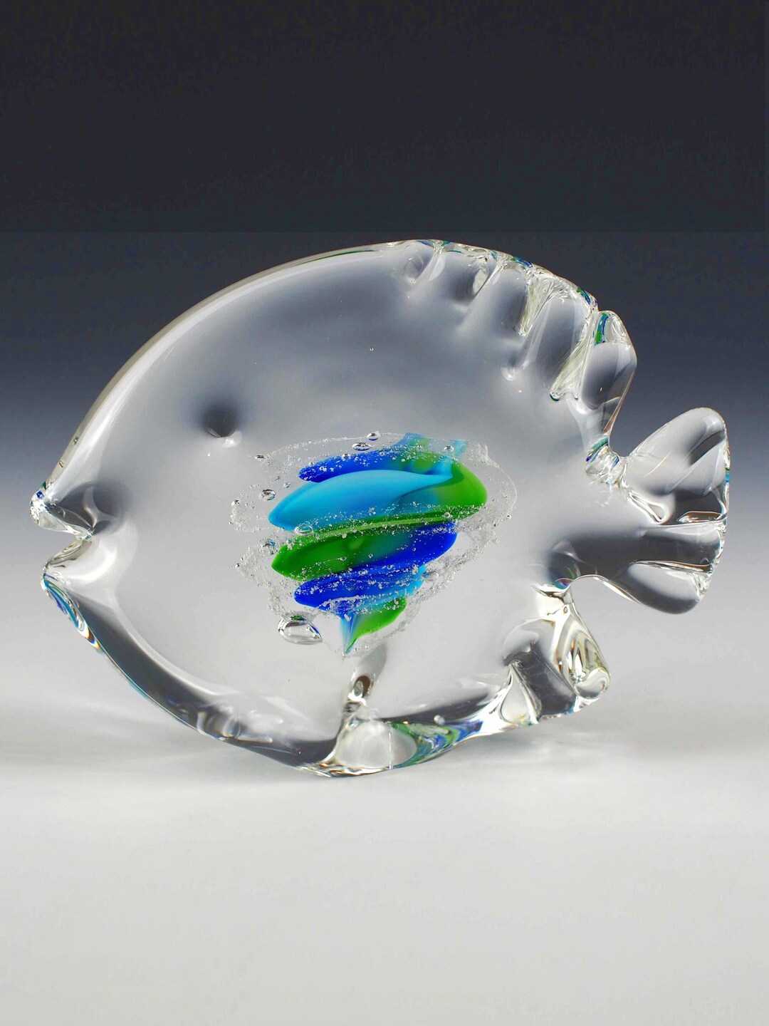 Fish Memorial (multicolor), Blown Glass With Ashes (for Pets Only) - Etsy
