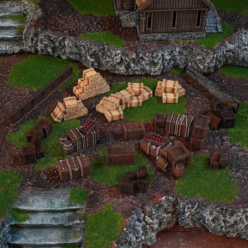 Kingdom of Saxonia - Scatter Terrain Collection (middle Earth, MESBG ...