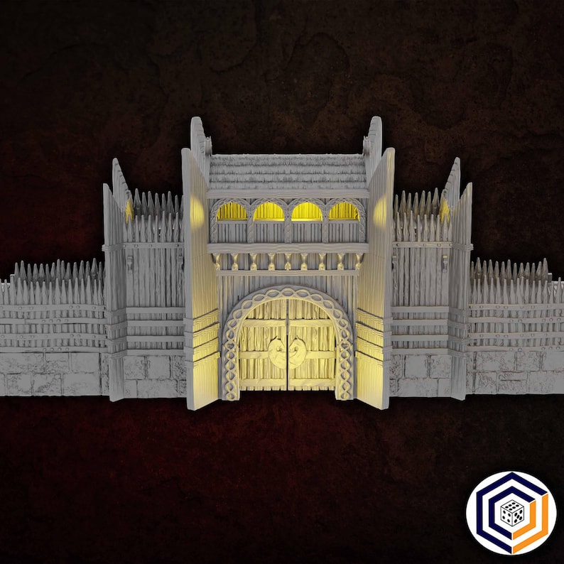 Kingdom of Saxonia - Gate House (middle Earth, MESBG, Rohan, Warhammer ...