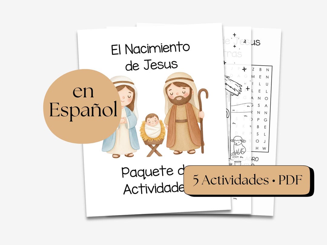 Nacimiento De Jesus Activity Pack En Español | PDF Download | Escuela ...
