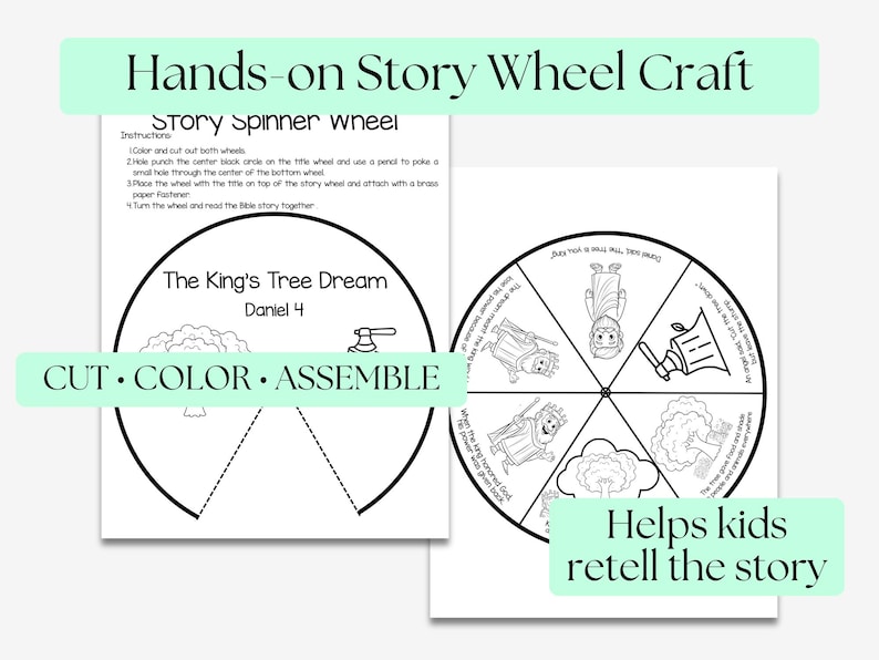 Daniel Interprets the King’s Dream – Daniel 4 Bible Activity Pack for ...