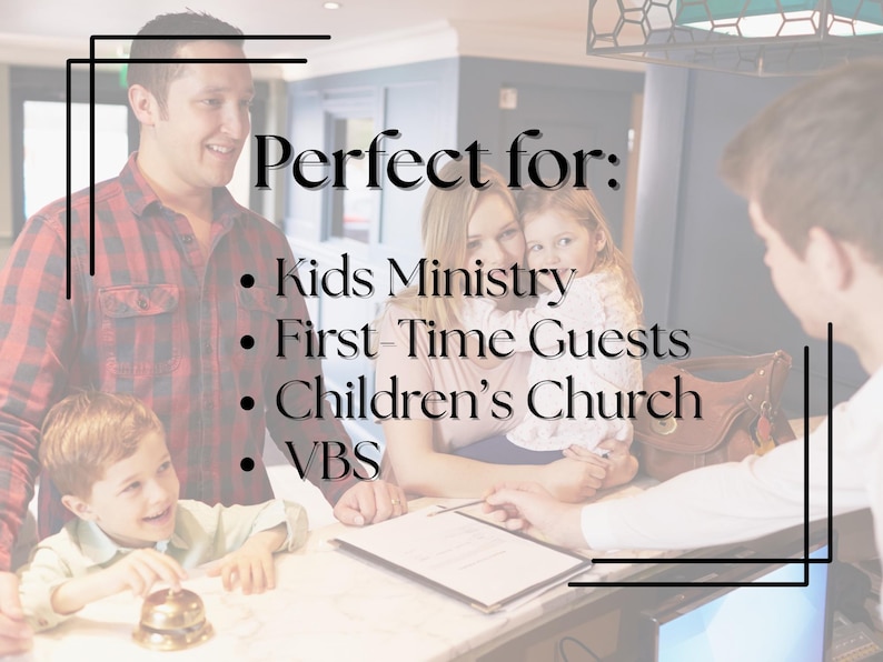 Kids Ministry New Family Welcome Packet | Editable Parent Letter ...