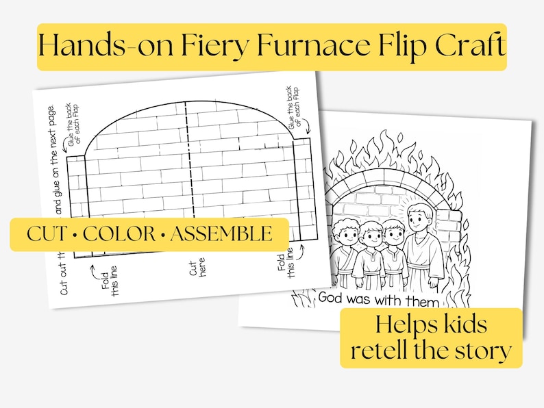 Faith in the Fire Shadrach Meshach and Abednego Activity Pack|sunday ...