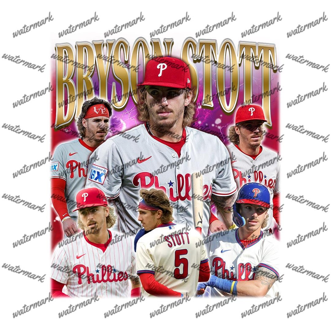 Bryson Stott Phillies PNG: Cricut Cut File Digital Dowland - Etsy