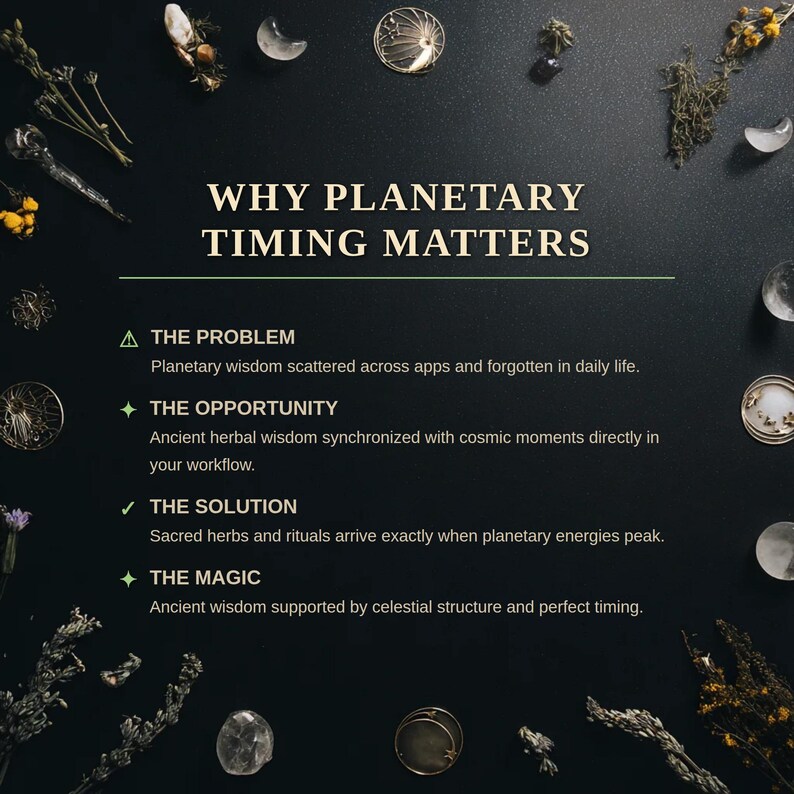 2026 Planetary Herbs & Rituals Calendar - Digital Astrology .ics ...
