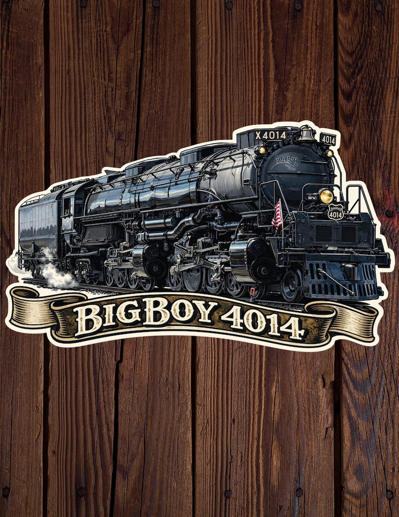 Union Pacific Big Boy 4014 Sticker | High Resolution | - Etsy
