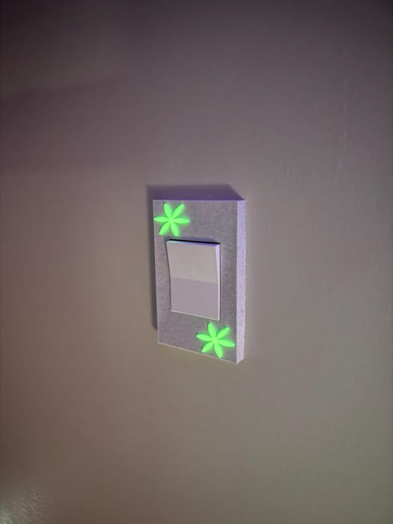 Deako Smart Switch Compatible Face Plates | Glow in the Dark | Single ...