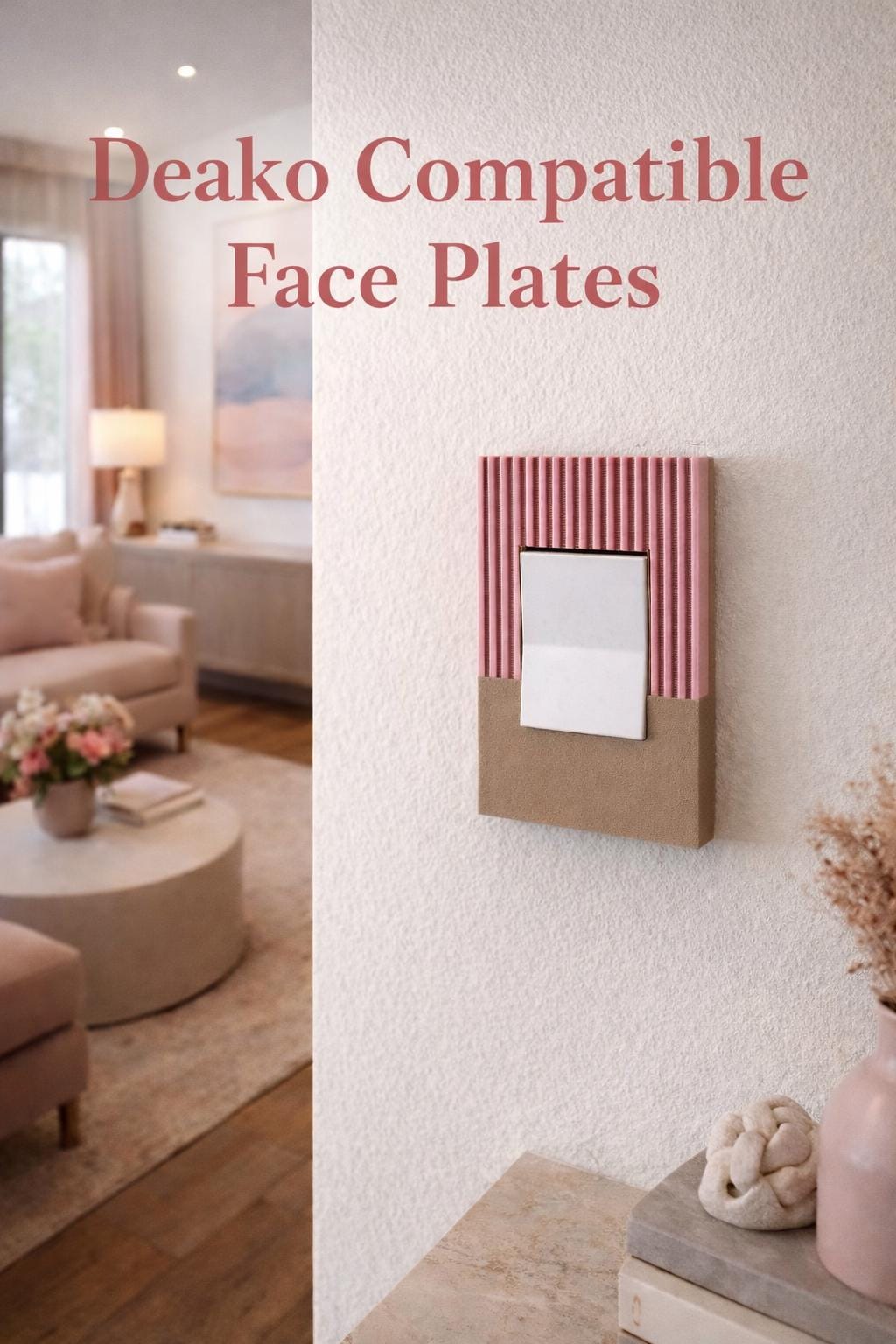 Deako Smart Switch Compatible Japandi Light Switch Face Plates ...