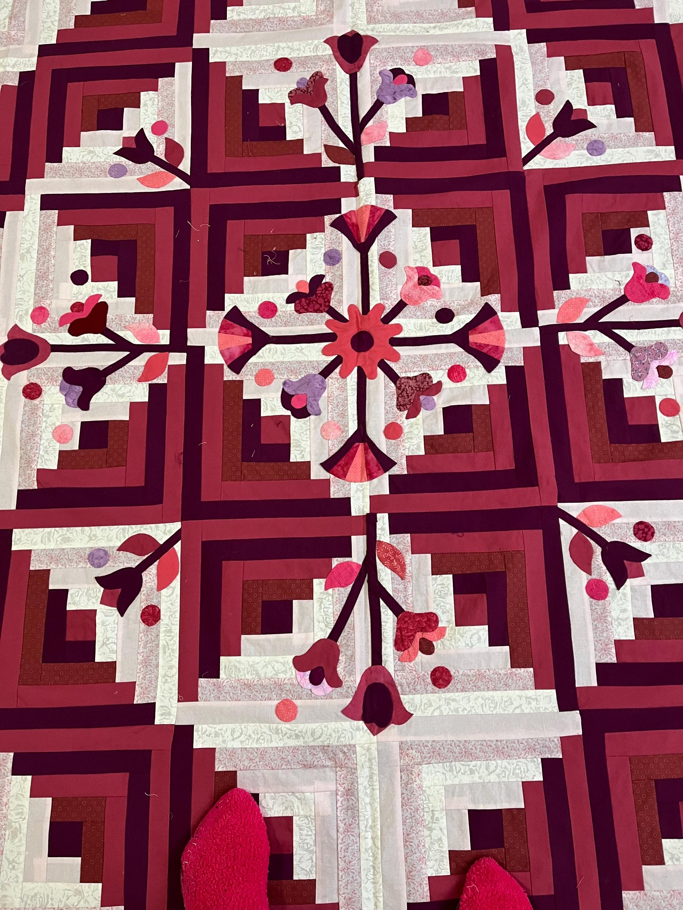Appliqué Log Cabin - Etsy