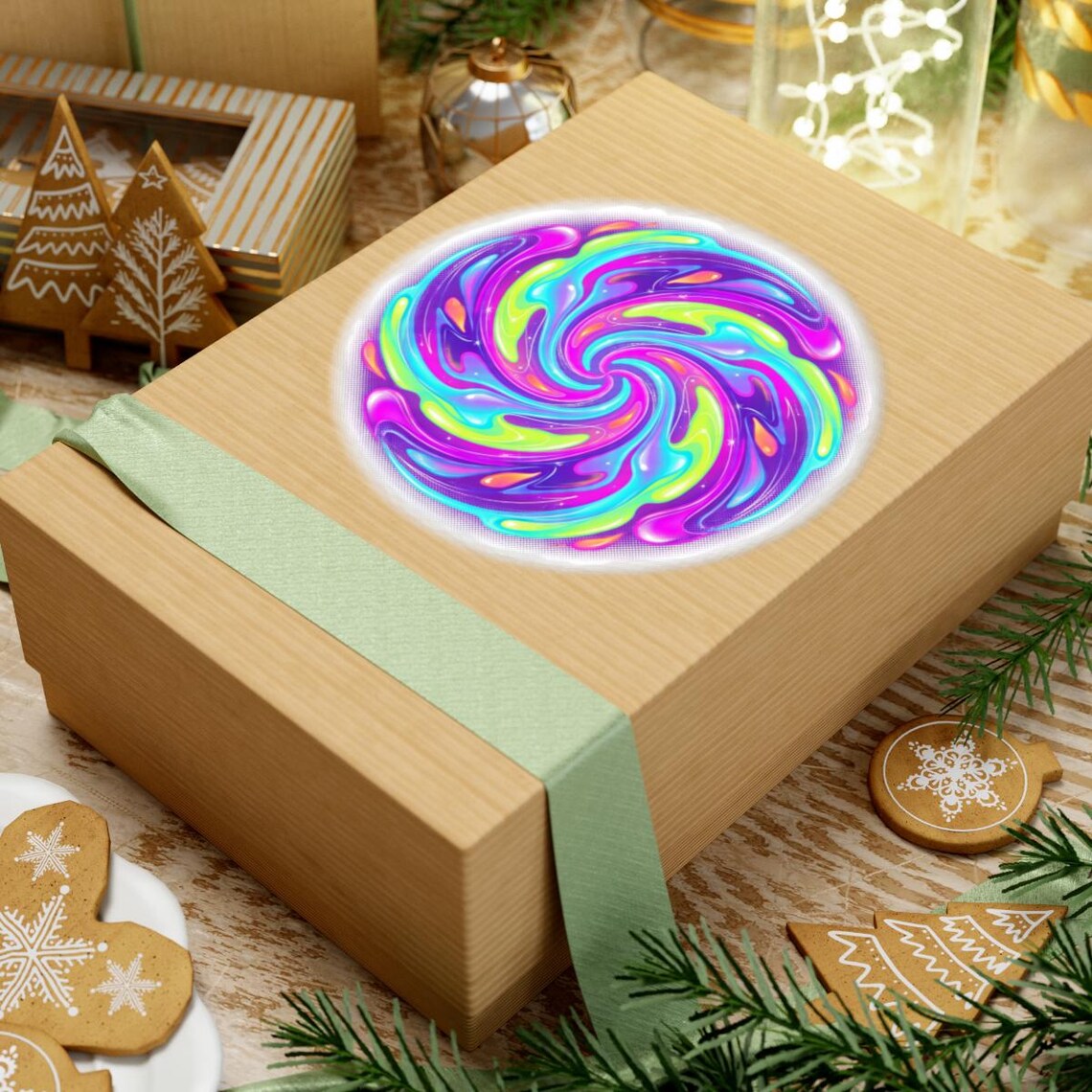 Trippy Liquid Stickers | Psychedelic Drip Art Vinyl Decals - Etsy