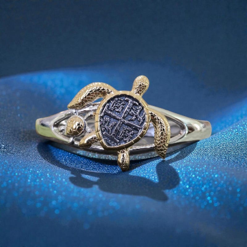 Shipwreck Coin Ring - Etsy