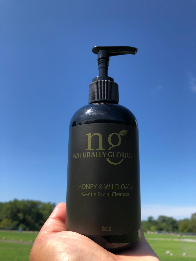 Honey and Wild Oats Gentle Facial Cleanser - Etsy