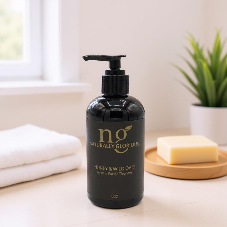 Honey and Wild Oats Gentle Facial Cleanser - Etsy
