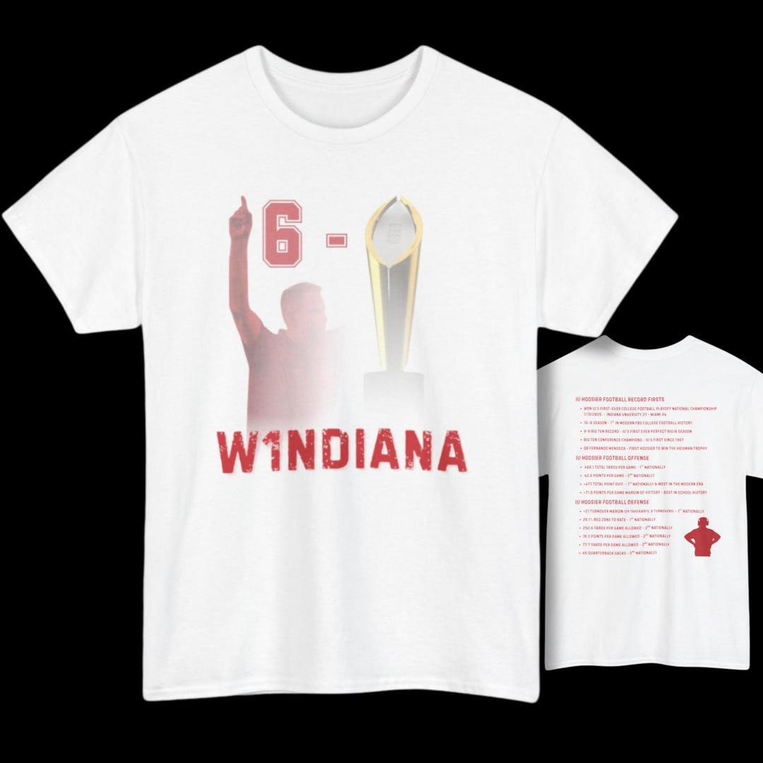 Original Windiana™ 16-0 Champs T-shirt - FREE SHIPPING | IU Hoosier ...